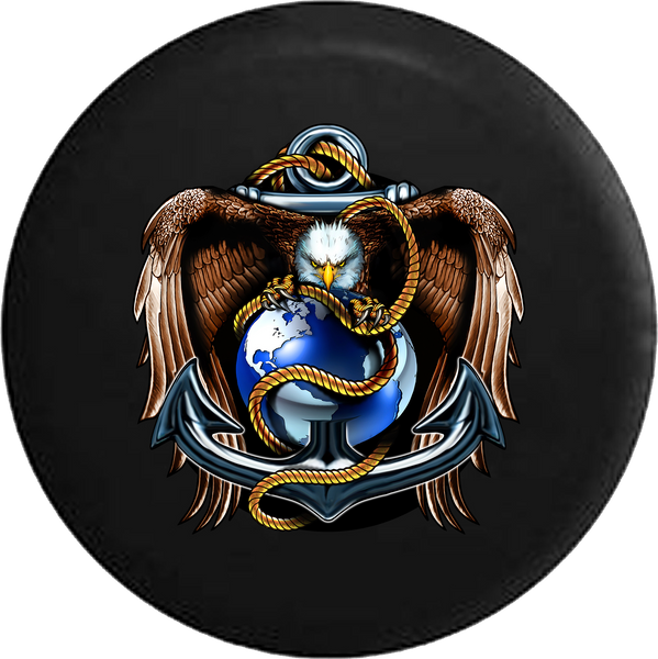 Jeep Liberty Spare Tire Cover With US Navy Anchor | Tire Cover Pro ...